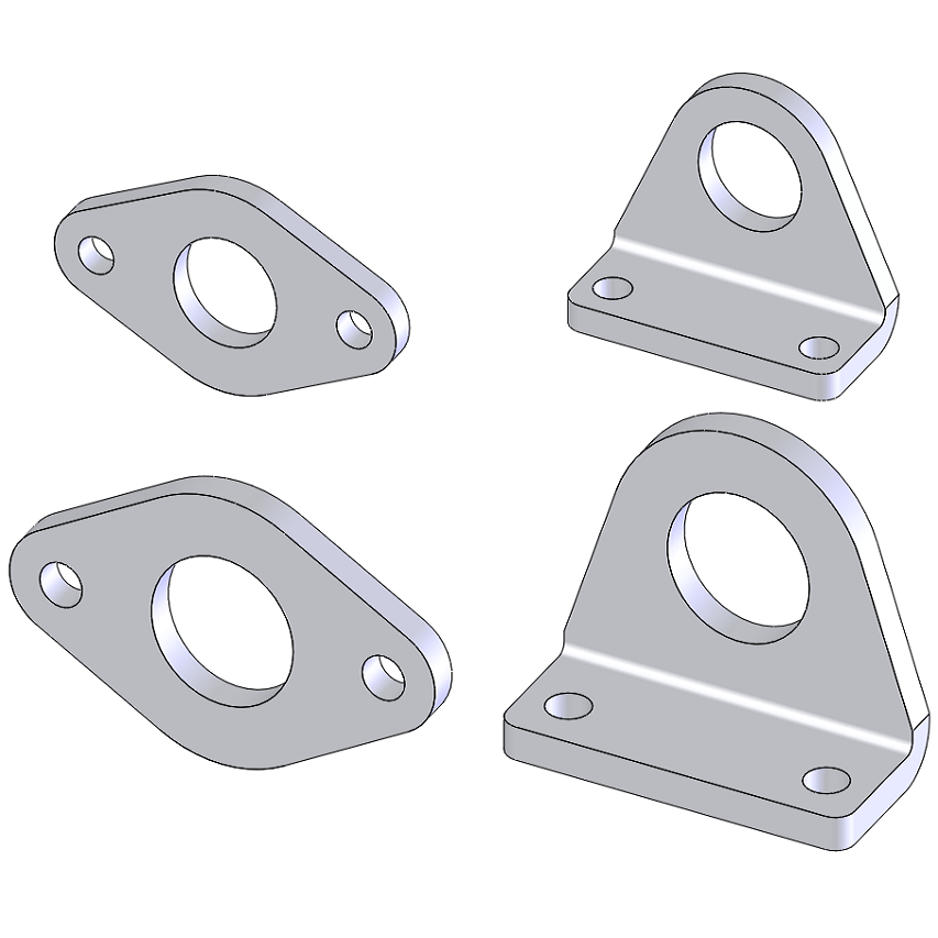 Brackets for suction Lifters